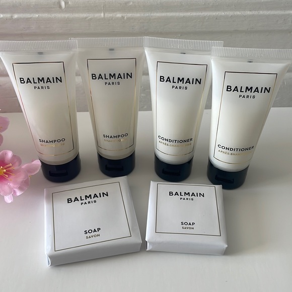 Balmain | Skincare | Balmain Paris Luxe Beauty Travel Toiletries Bundle Shampoo Conditioner Soap ...